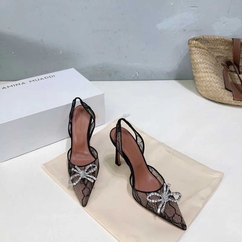 Genuine Amina Muaddi Sandals