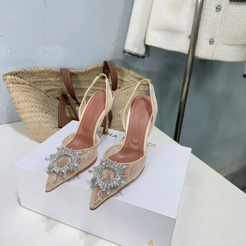 Top mirror Amina Muaddi Sandals