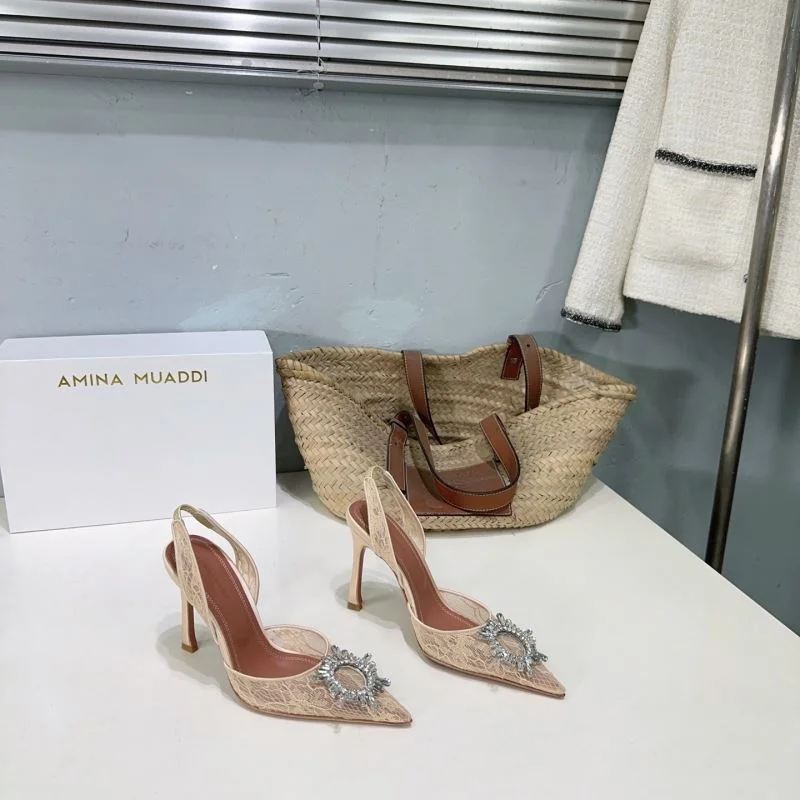 Top mirror Amina Muaddi Sandals