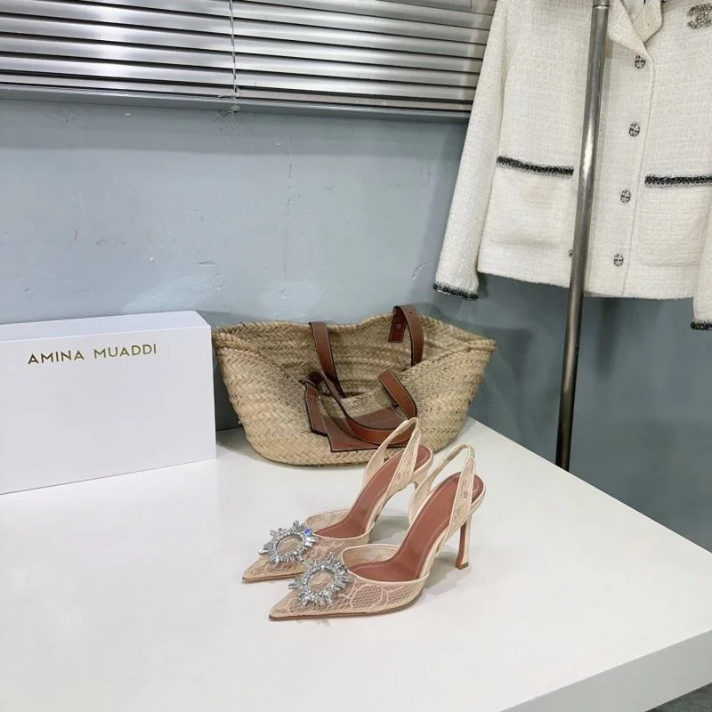Top mirror Amina Muaddi Sandals