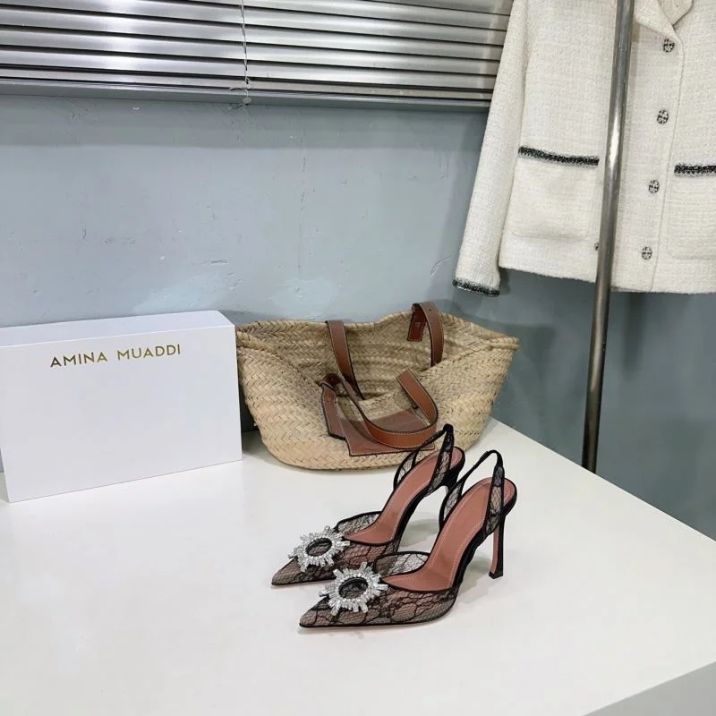 Mirror quality Amina Muaddi Sandals
