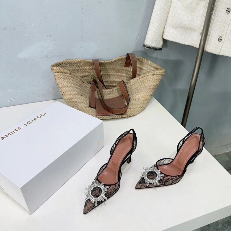 Mirror quality Amina Muaddi Sandals