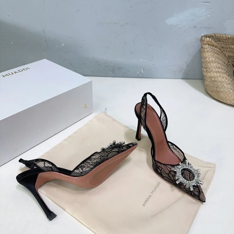 Mirror quality Amina Muaddi Sandals