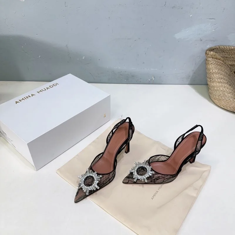Mirror quality Amina Muaddi Sandals