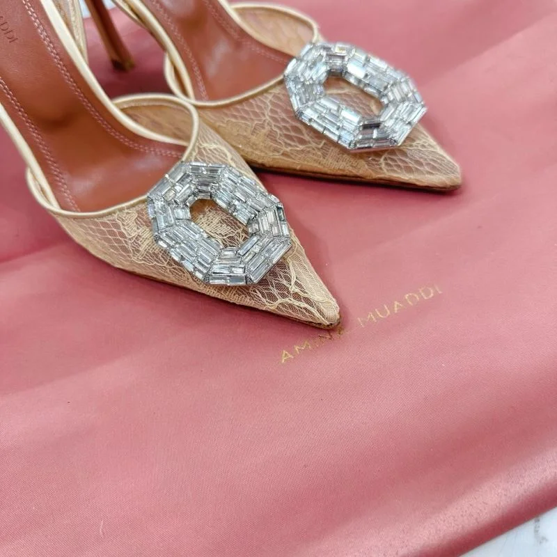 Mirror quality Amina Muaddi Sandals