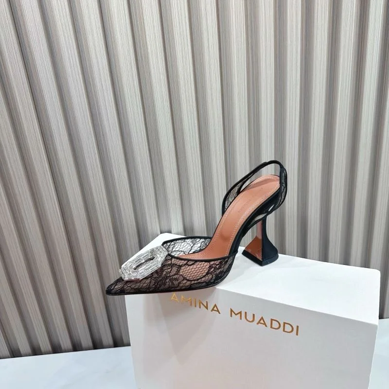 Indistinguishable Amina Muaddi Sandals
