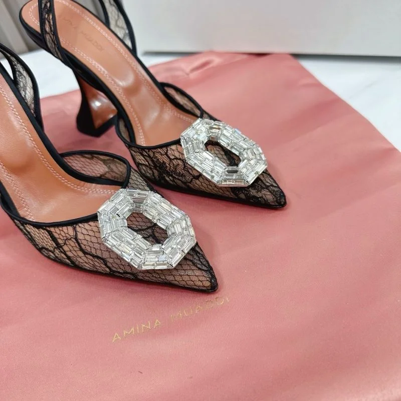 Indistinguishable Amina Muaddi Sandals