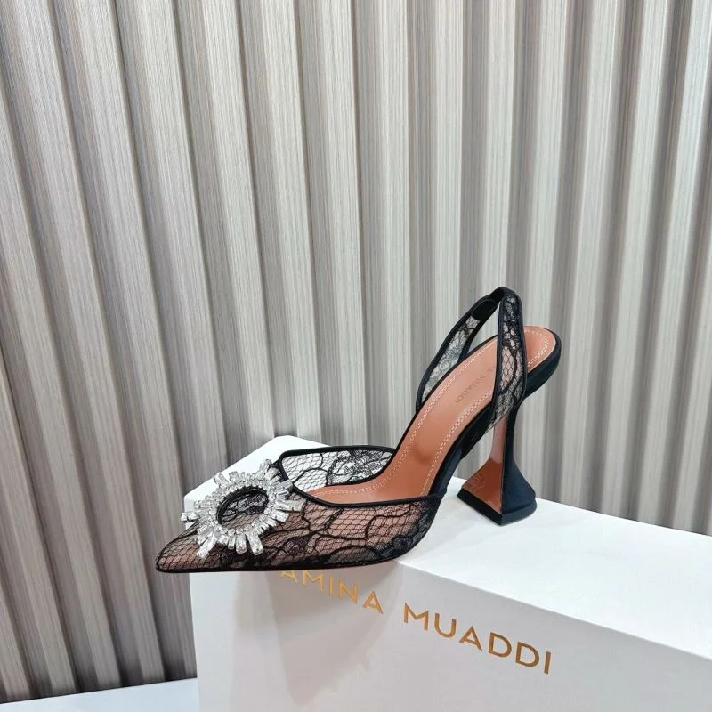 1:1 copy Amina Muaddi Sandals