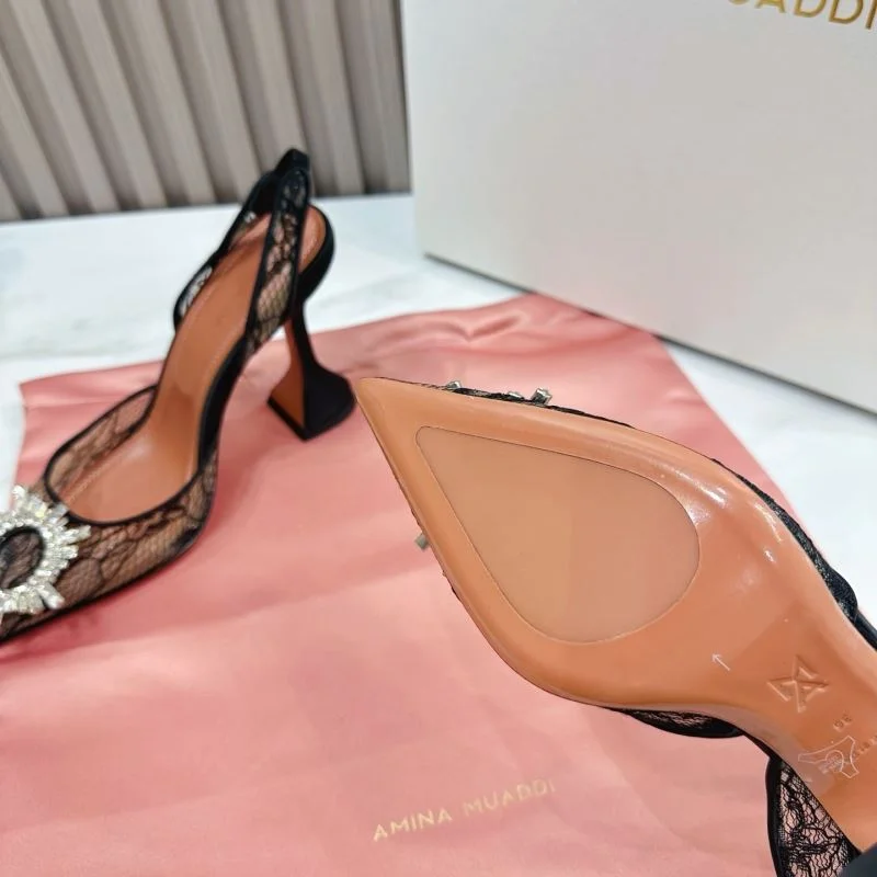 1:1 copy Amina Muaddi Sandals