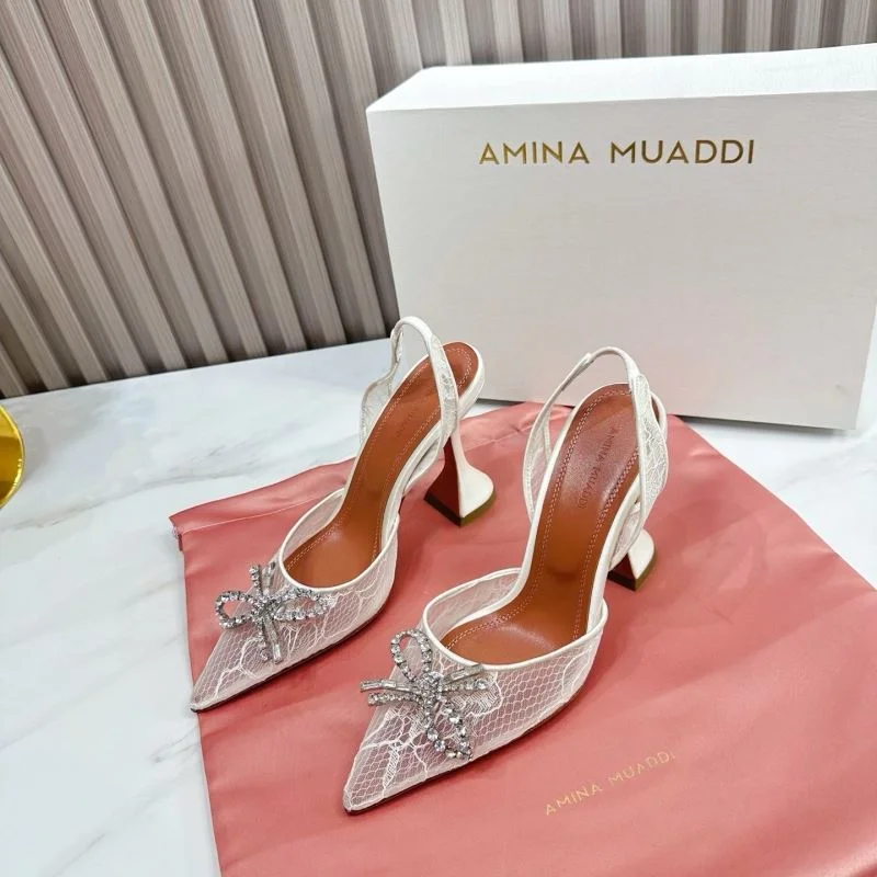 Genuine Amina Muaddi Sandals