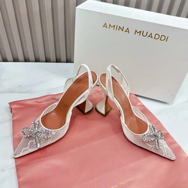 Genuine Amina Muaddi Sandals