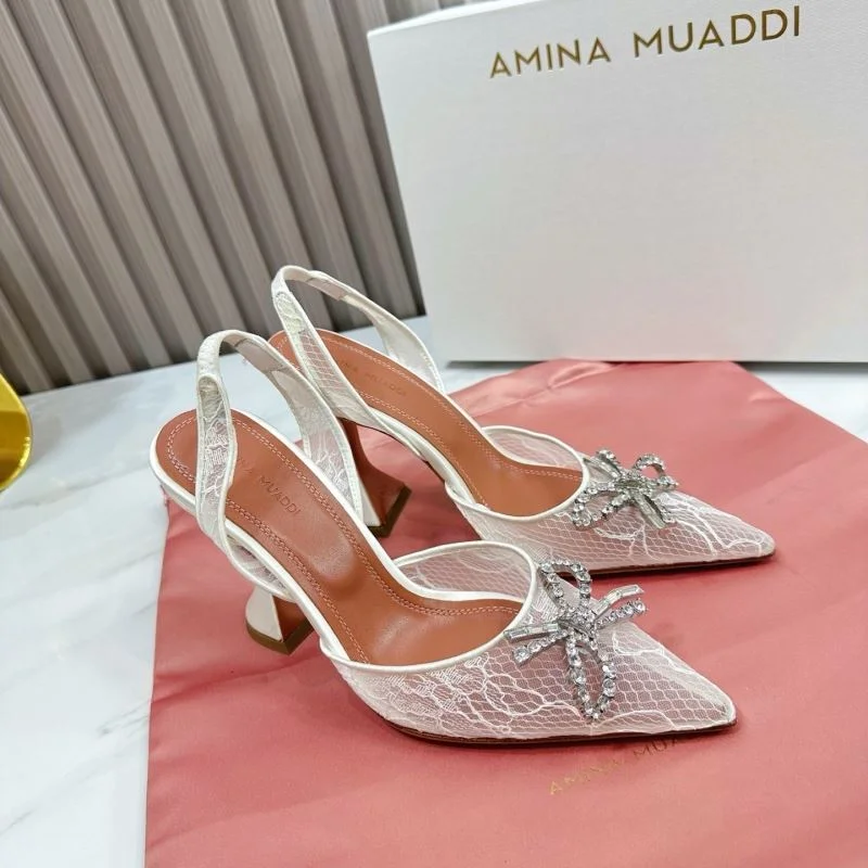 Genuine Amina Muaddi Sandals