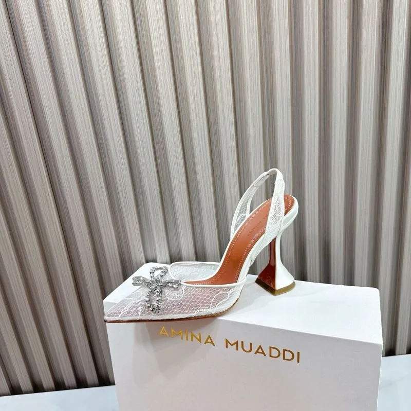 Genuine Amina Muaddi Sandals