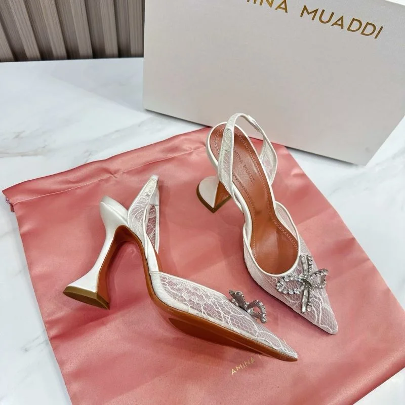 Genuine Amina Muaddi Sandals