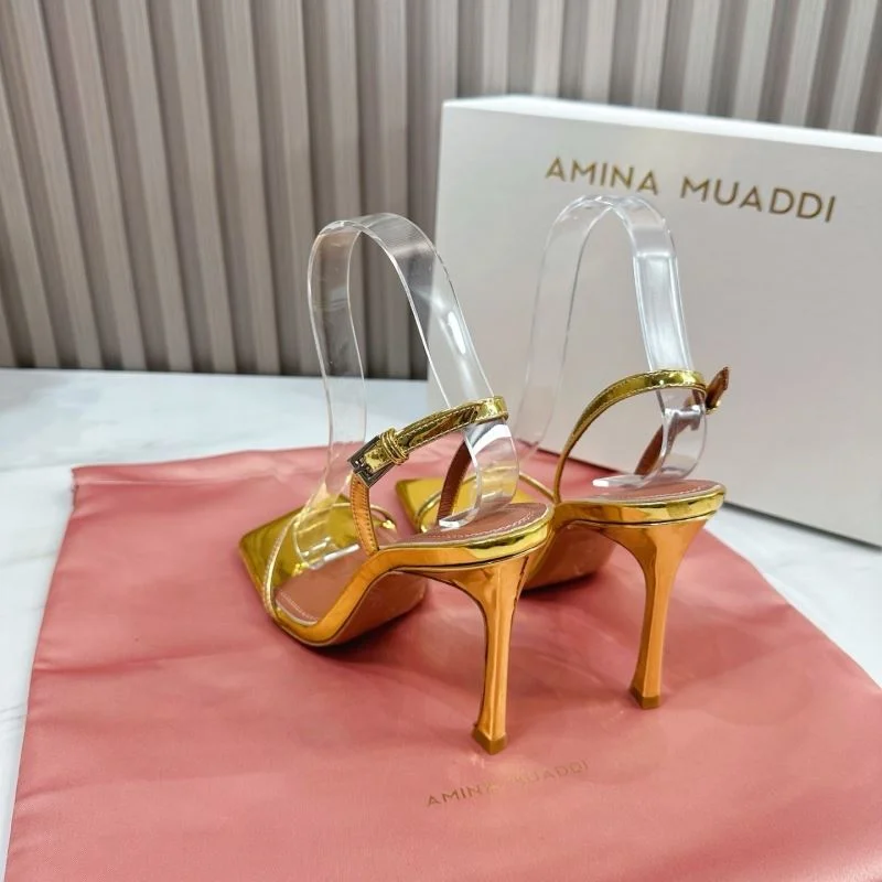 Real Amina Muaddi Sandals