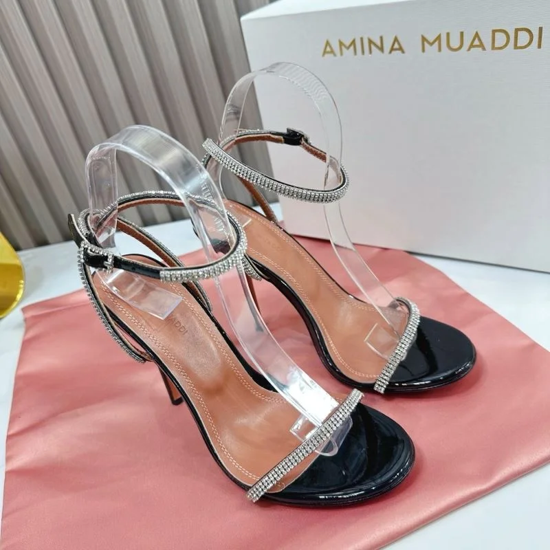 Indistinguishable Amina Muaddi Sandals