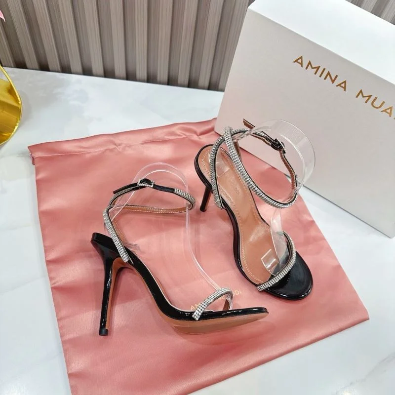 Indistinguishable Amina Muaddi Sandals