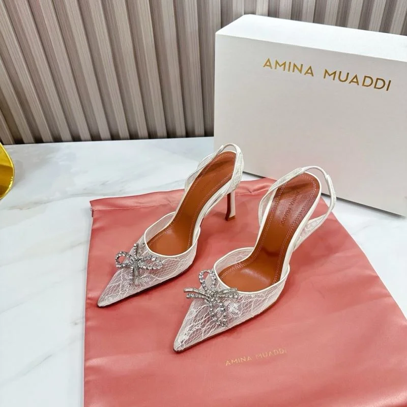 Genuine Amina Muaddi Sandals
