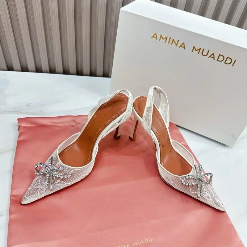 Genuine Amina Muaddi Sandals