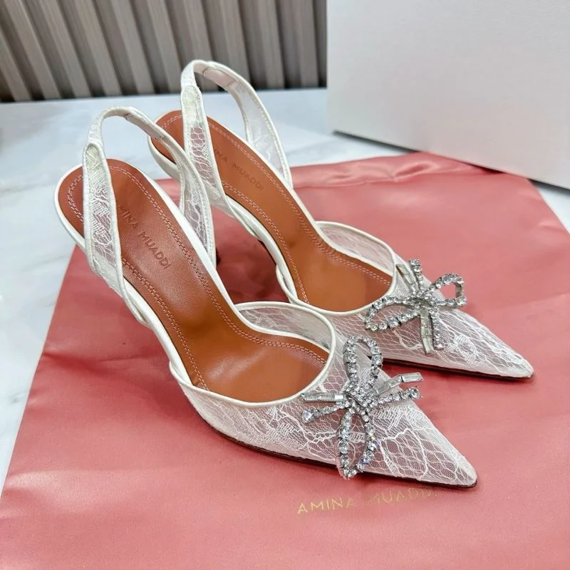 Genuine Amina Muaddi Sandals