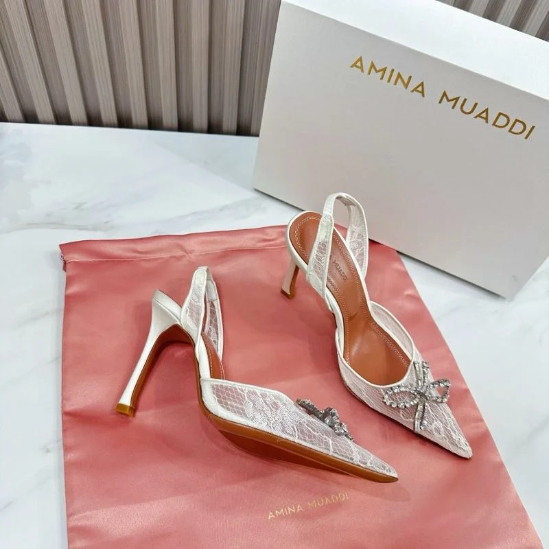 Genuine Amina Muaddi Sandals