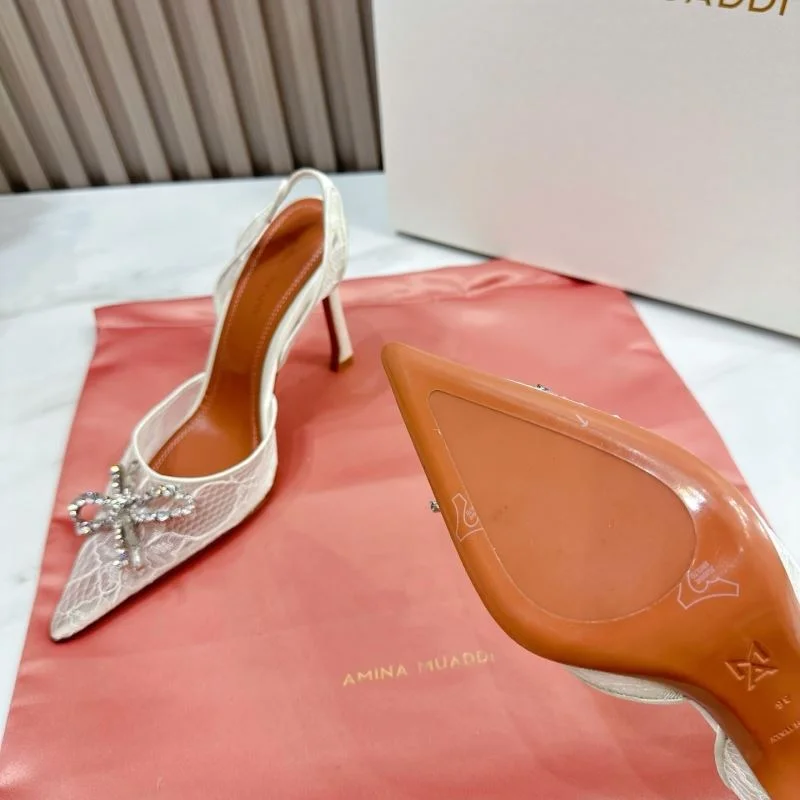 Genuine Amina Muaddi Sandals