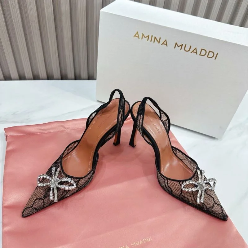 Exact replica Amina Muaddi Sandals