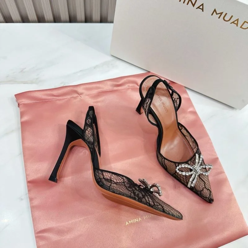 Exact replica Amina Muaddi Sandals