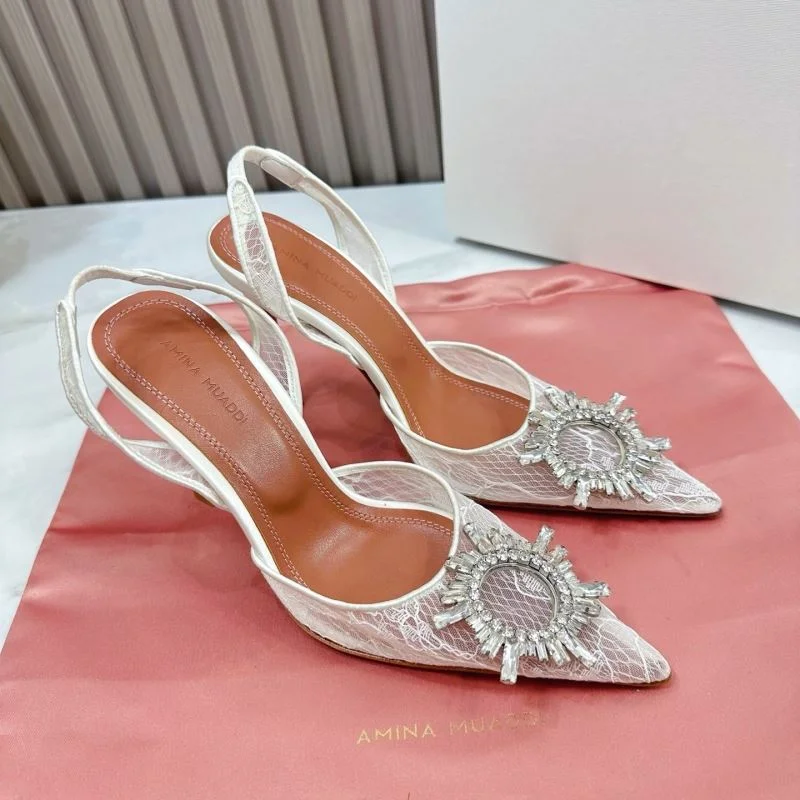 Mirror quality Amina Muaddi Sandals