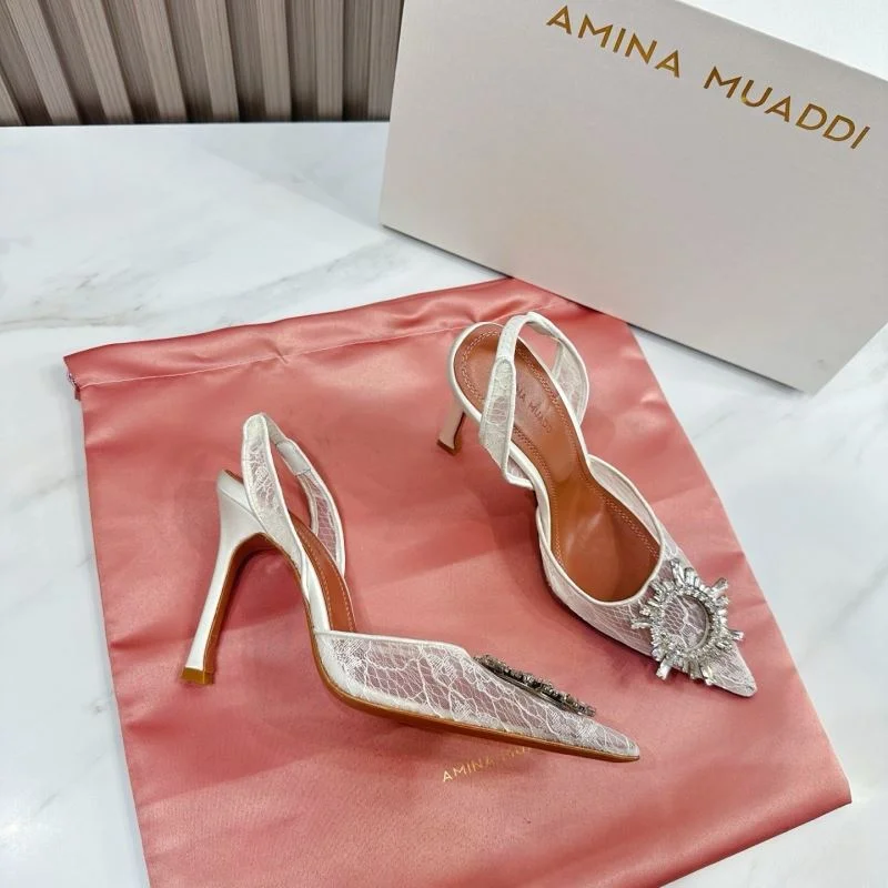 Mirror quality Amina Muaddi Sandals