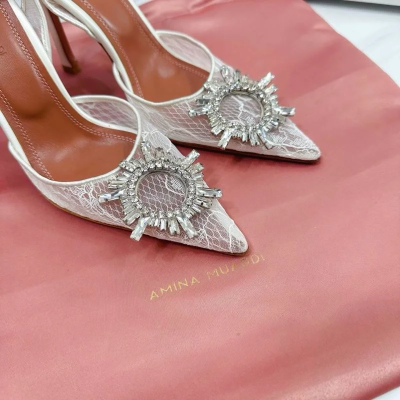 Mirror quality Amina Muaddi Sandals