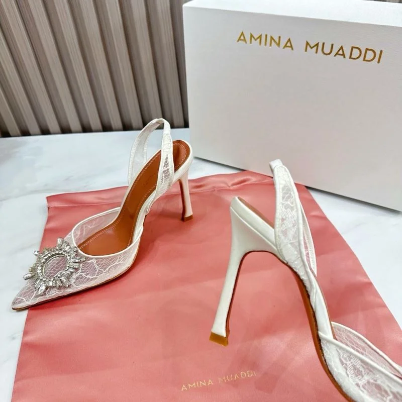 Mirror quality Amina Muaddi Sandals