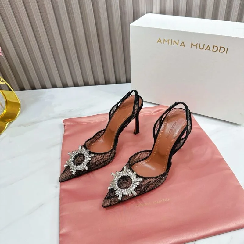1:1 copy Amina Muaddi Sandals