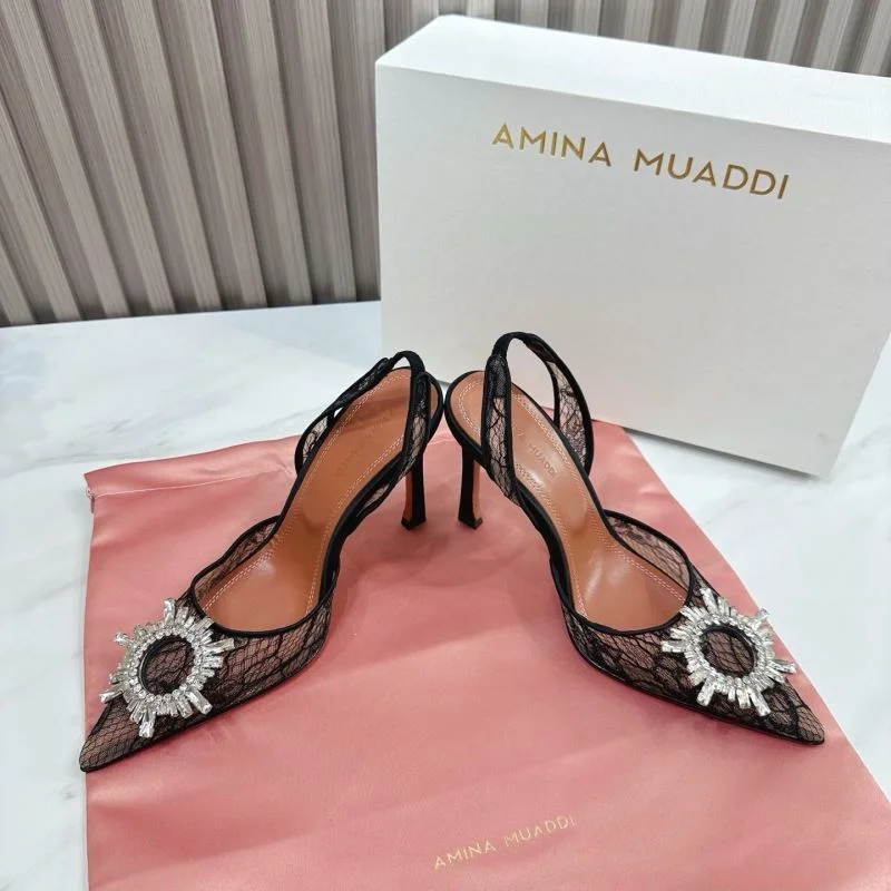 1:1 copy Amina Muaddi Sandals