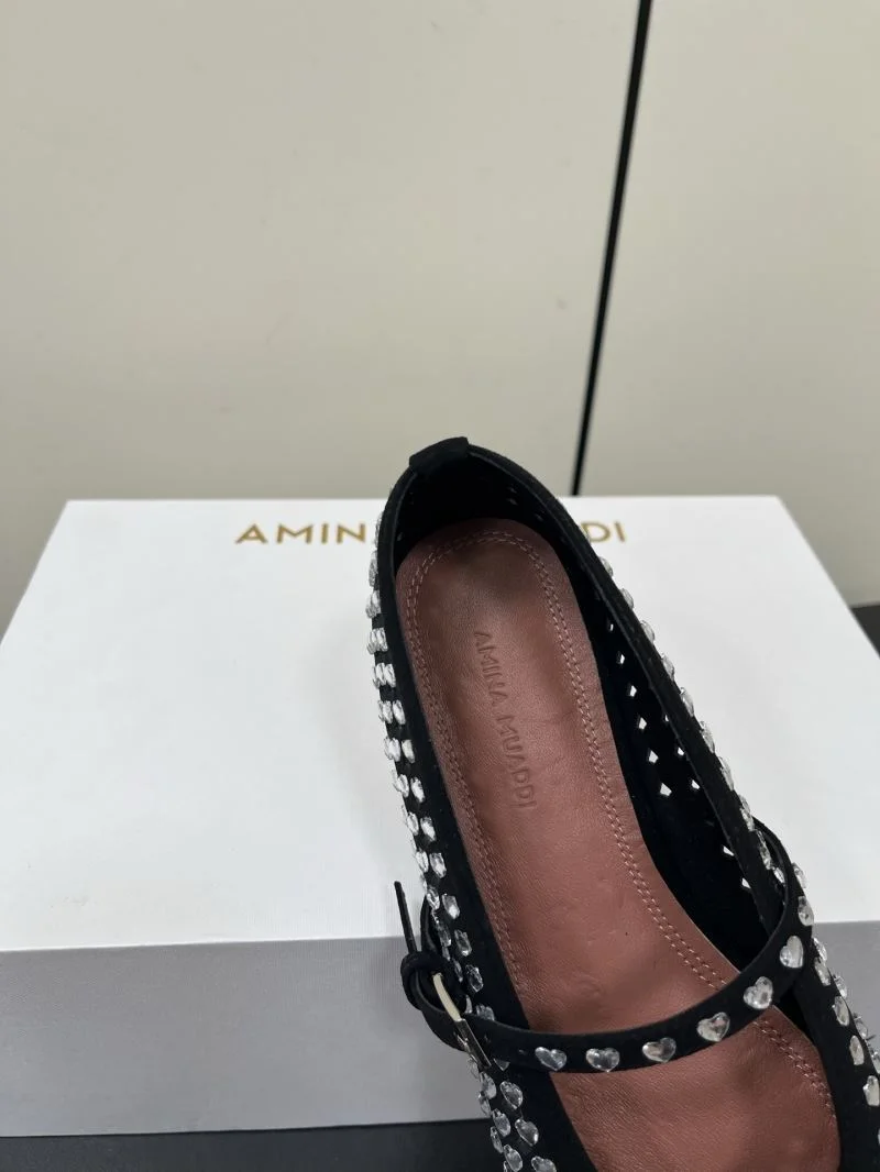 Precise copy Amina Muaddi Shoes