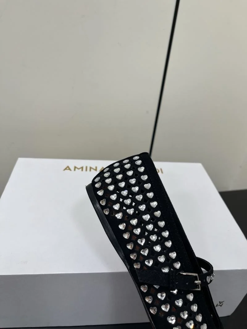 Precise copy Amina Muaddi Shoes