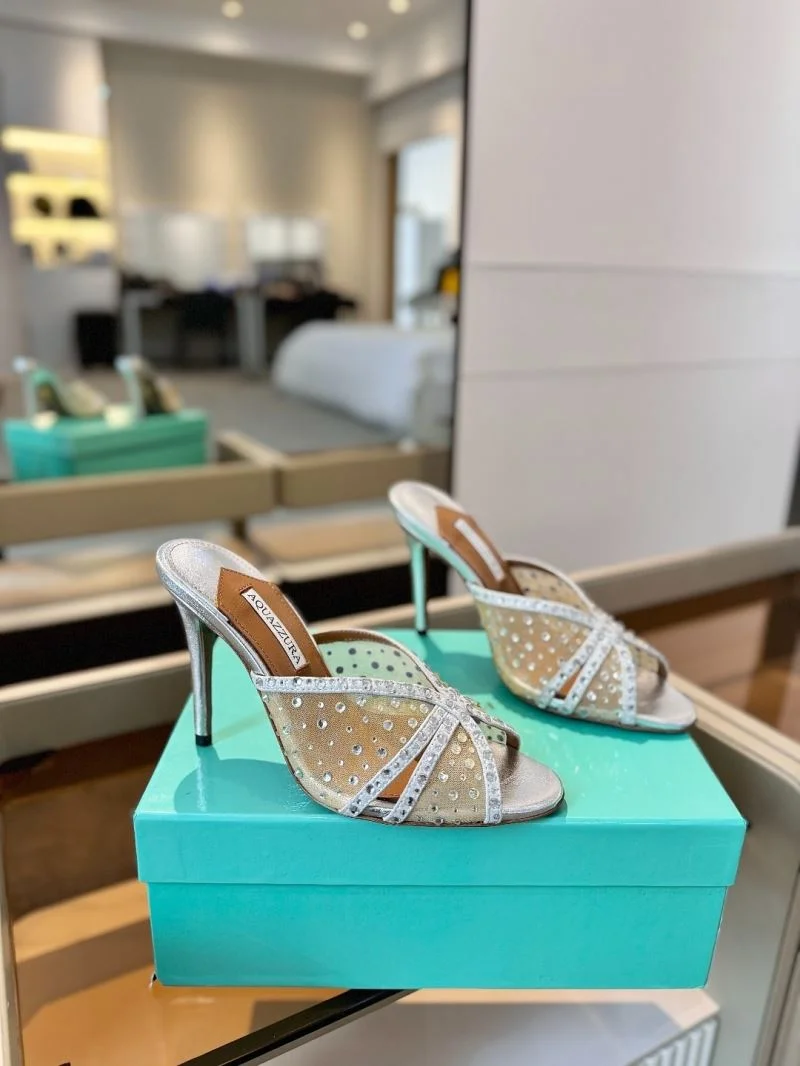 Brand-authenticated Aquazzura Sandals