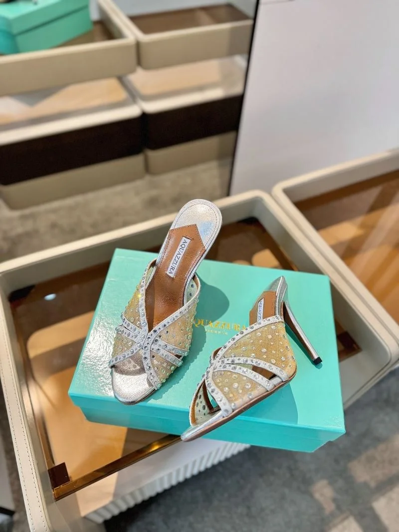 Brand-authenticated Aquazzura Sandals