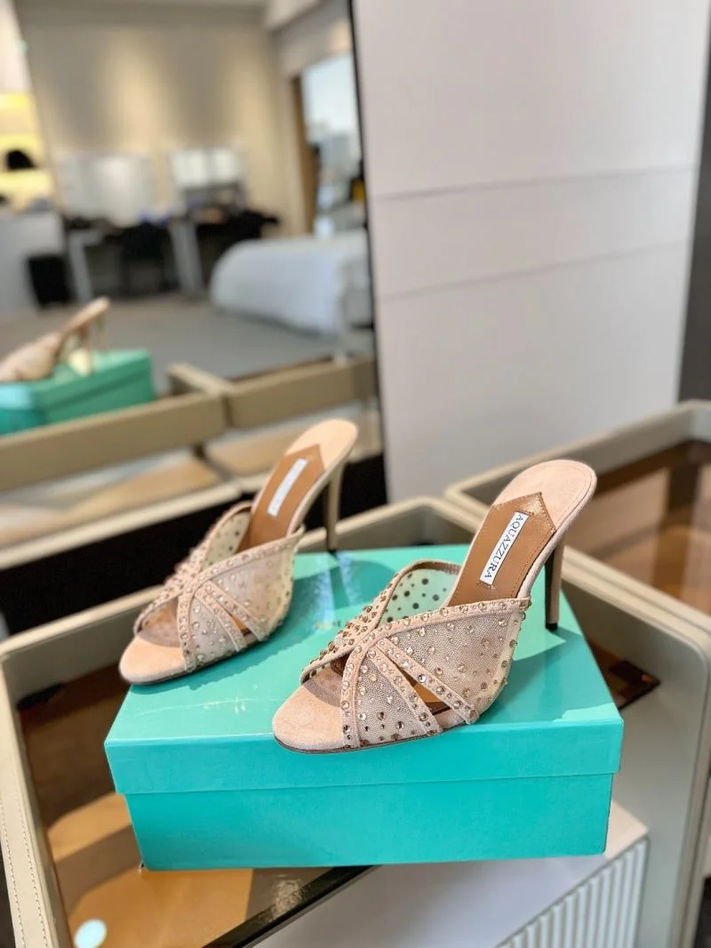 Brand-authenticated Aquazzura Sandals