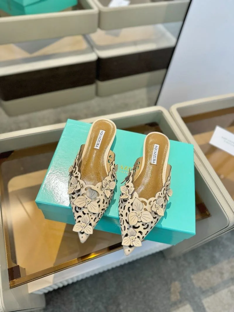 Brand-authenticated Aquazzura Sandals