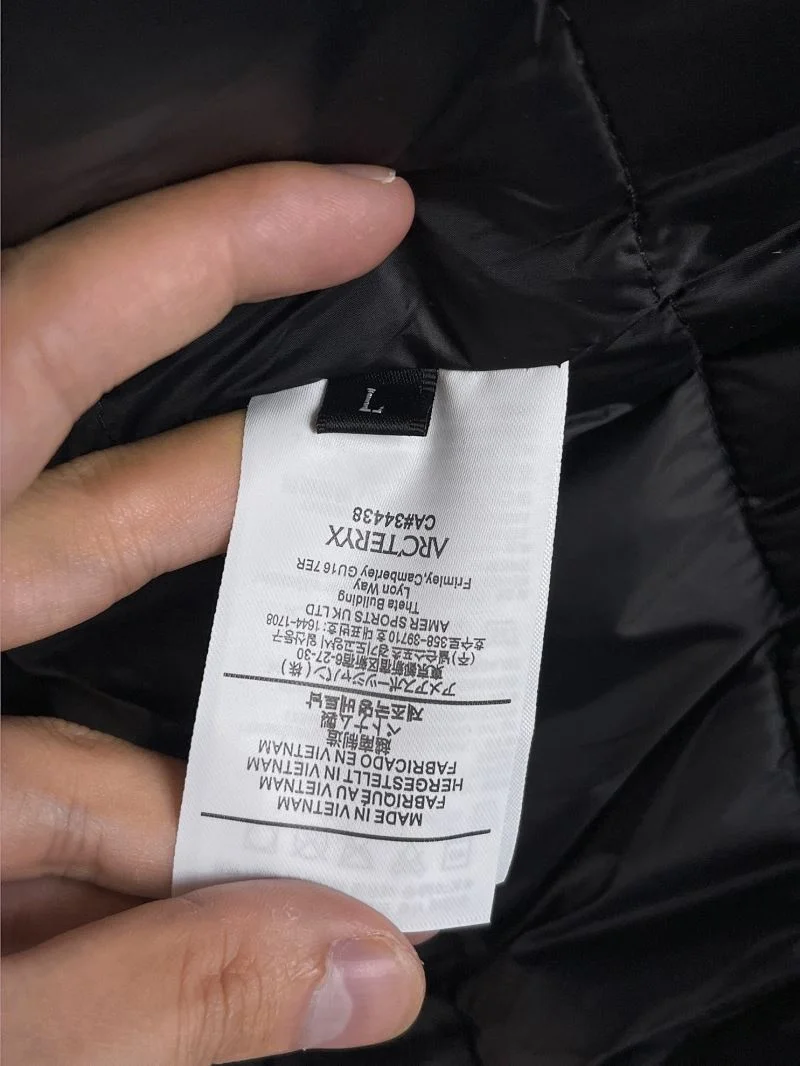 Accurate model Arcteryx Down Jackets