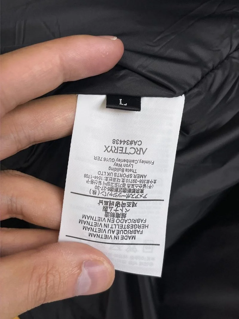 Top mirror Arcteryx Down Jackets