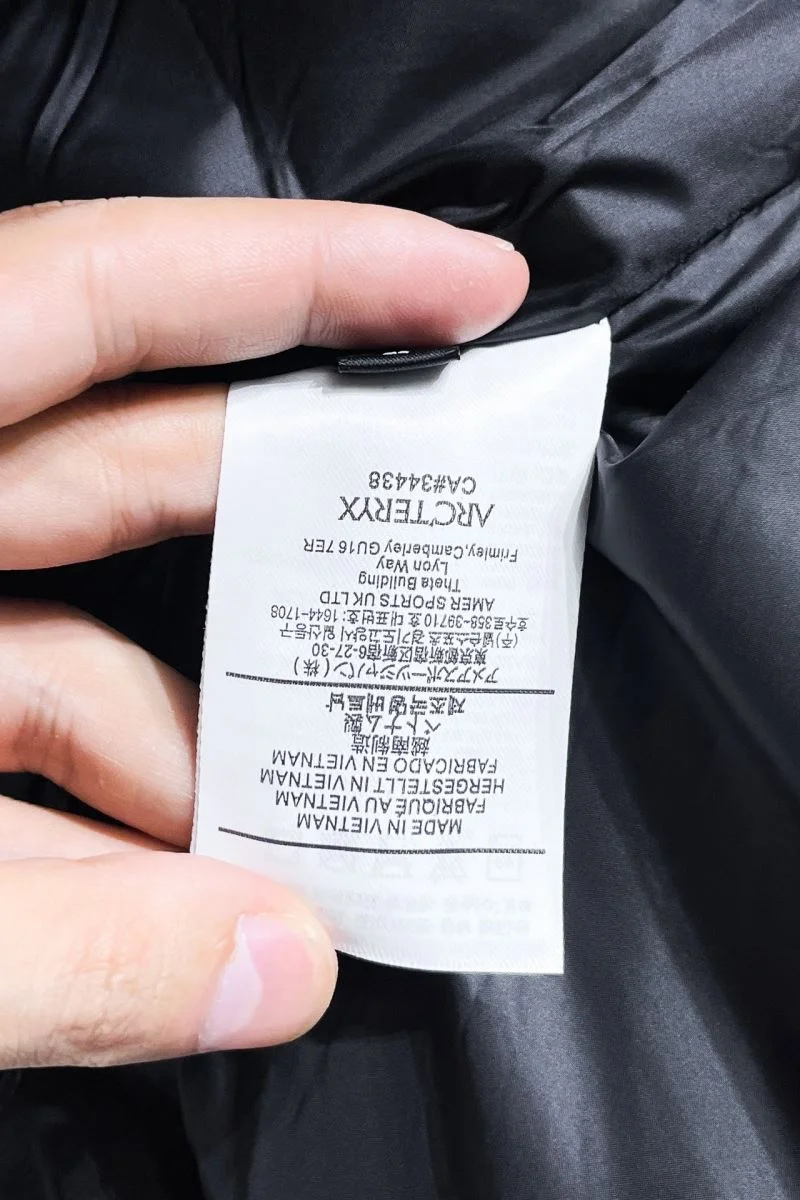 High fidelity Arcteryx Down Jackets