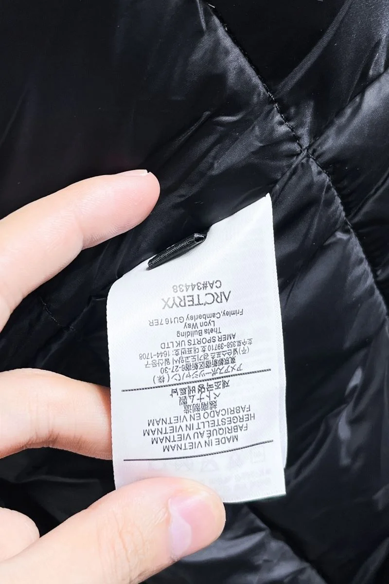 Mirror quality Arcteryx Down Jackets