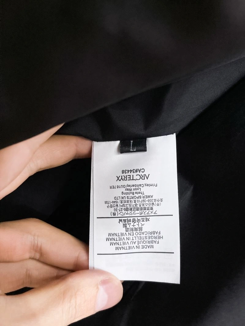 High fidelity Arcteryx Outwear