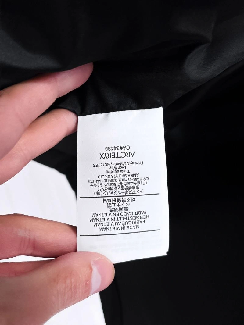 Genuine Arcteryx Outwear