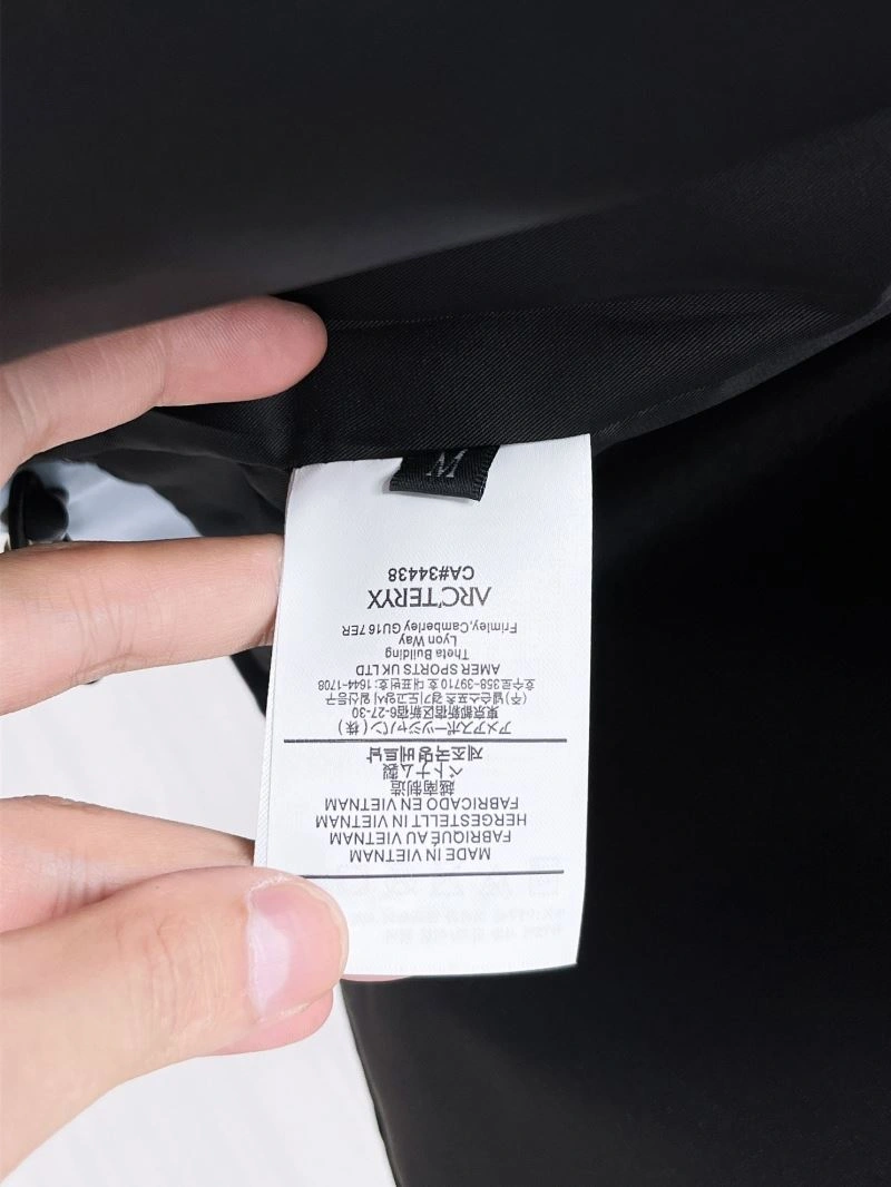 Exact replica Arcteryx Outwear
