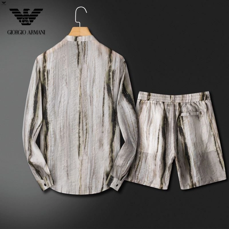 Brand-authenticated Armani Long Suits