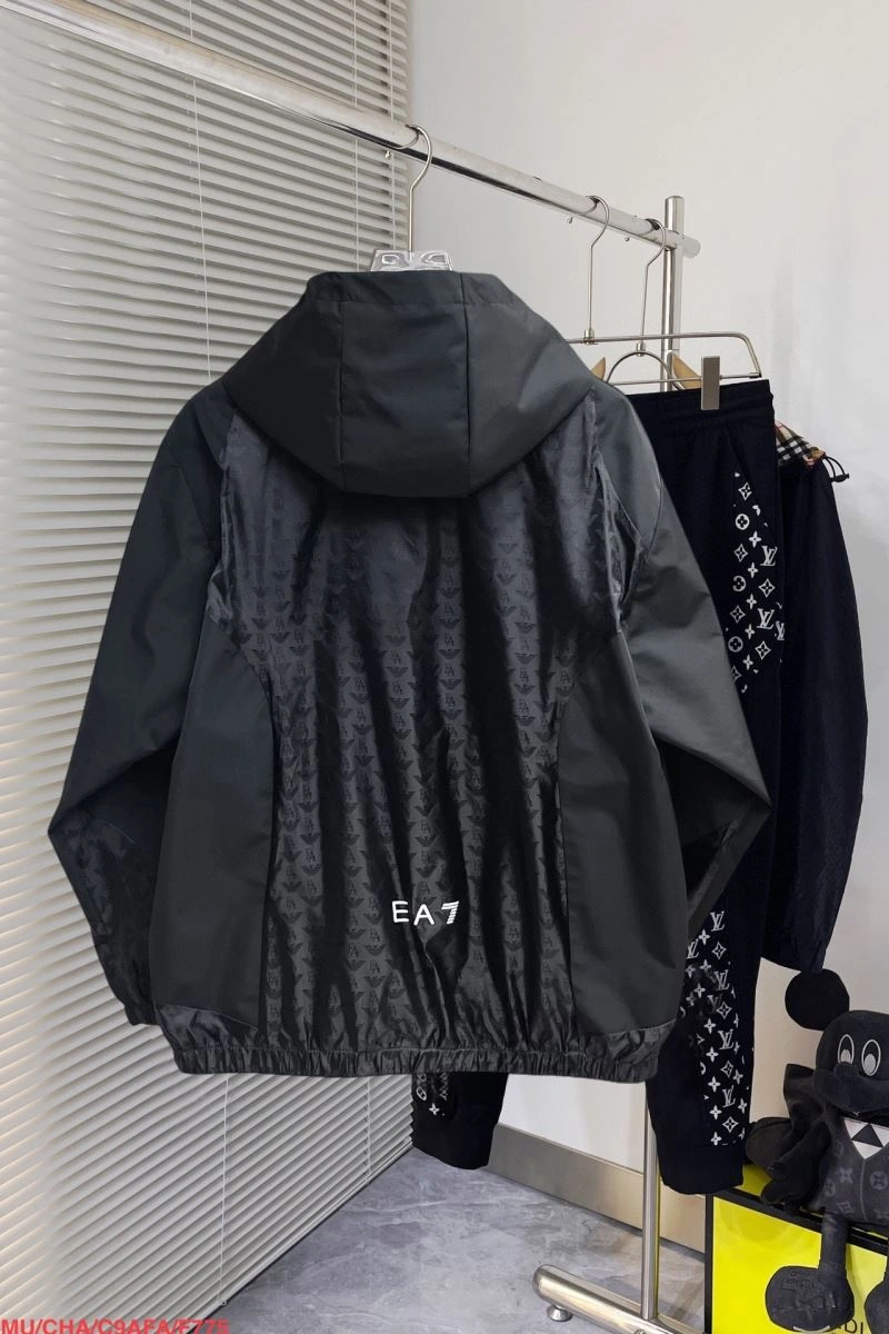 Brand-authenticated Armani Outwear