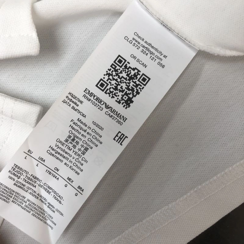 Cut-rate Armani T-Shirts
